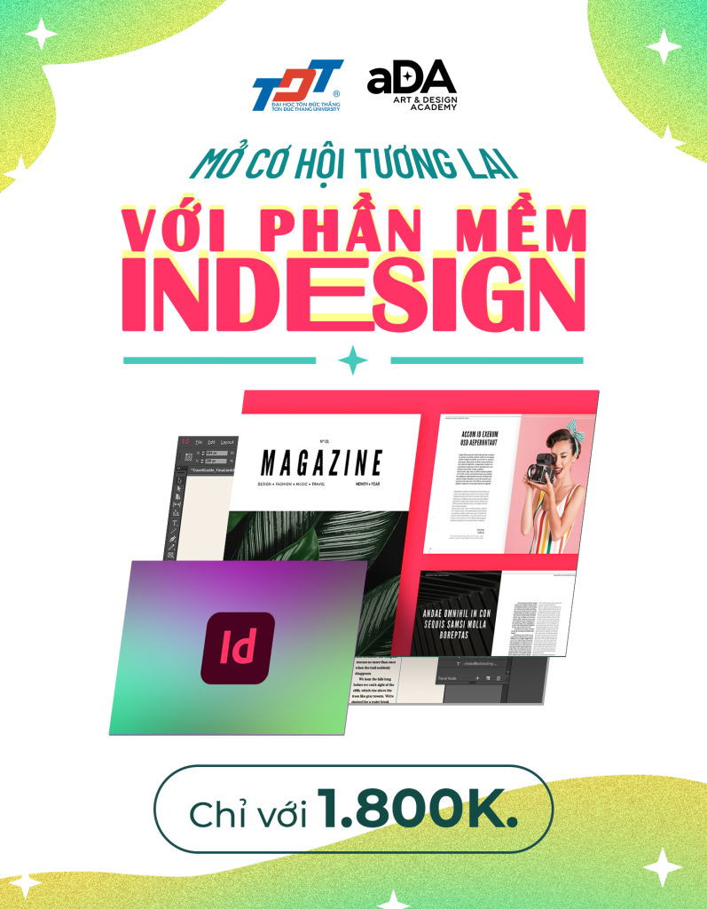 Thiết kế in ấn & dàn trang - Indesign | Art & Design Academy